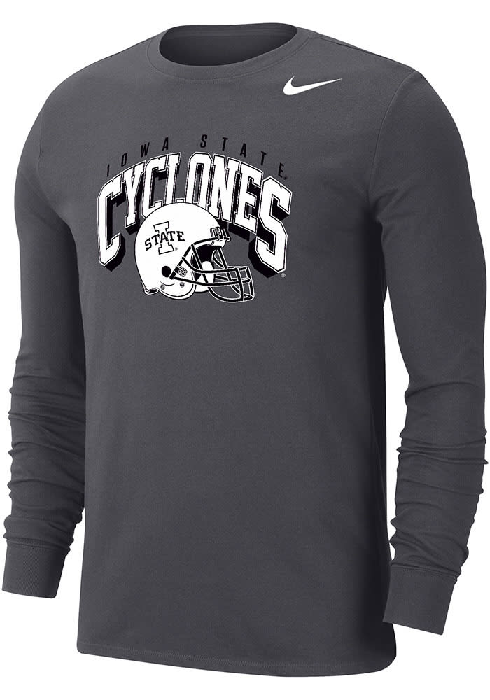 Nike Iowa State Cyclones Football Football Dri-FIT Long Sleeve T Shirt ...