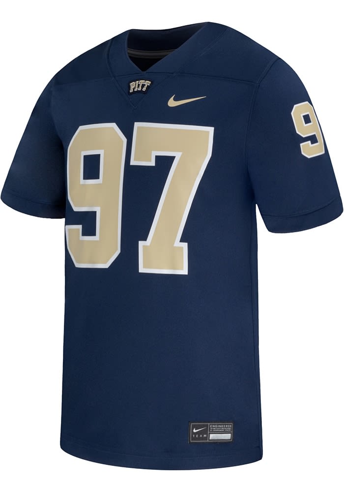 Aaron Donald Pitt Panthers NAVY Football Aaron Donald Retro Jersey ...