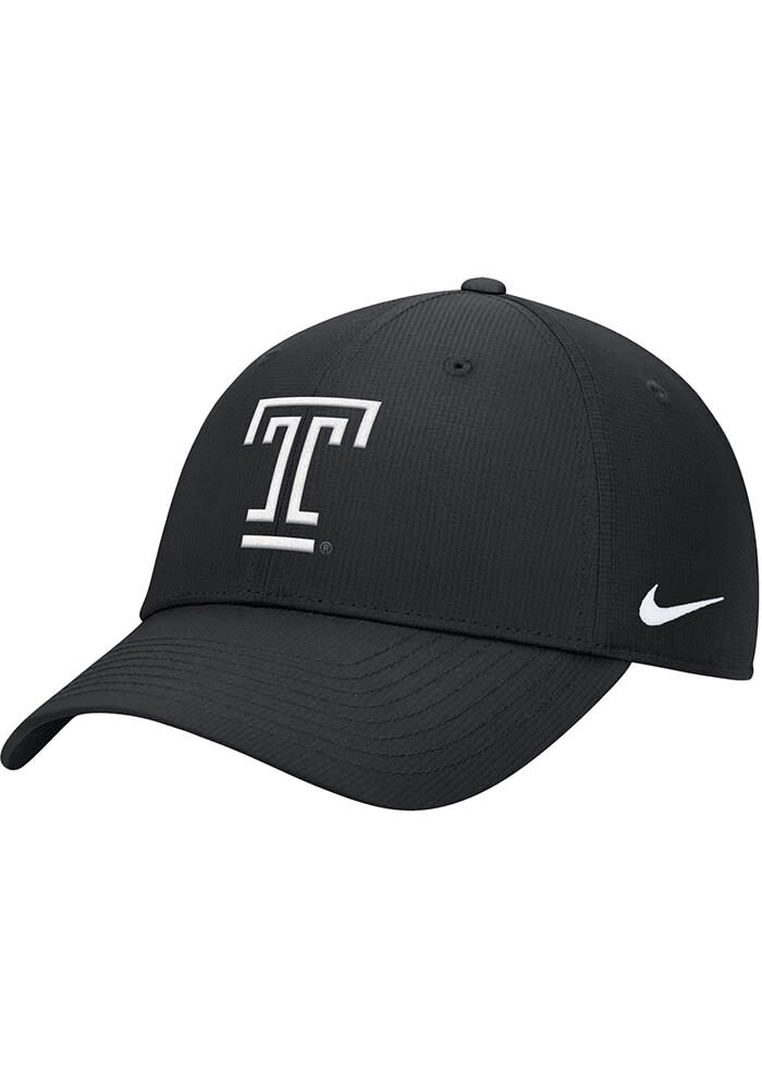 Nike Temple Owls BLACK Club Cap Ripstop Adjustable Hat - 198603080