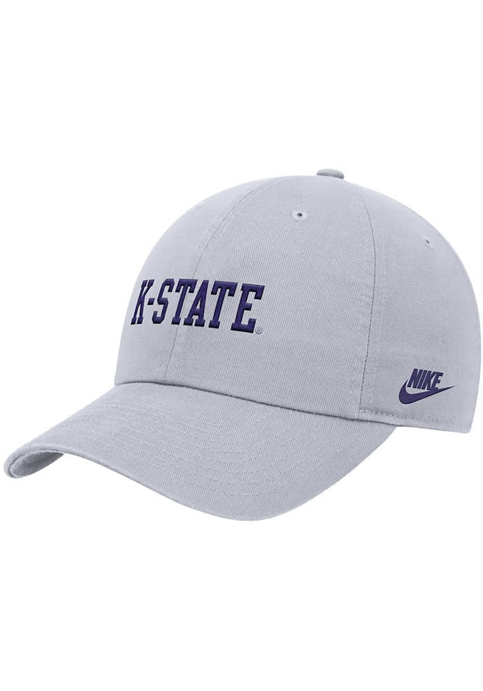 Nike White K-State Wildcats Club Cap Unstructured ADJ (team wordmark ...