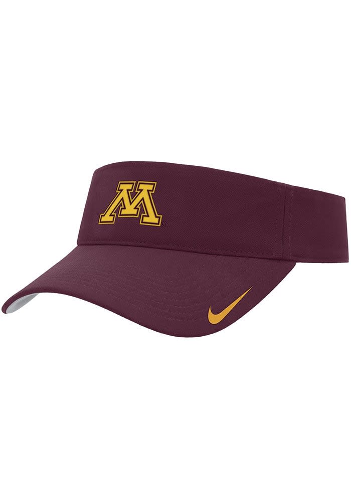 Minnesota Golden Gophers Ace Visor - fanwear MAROON Nike Adjustable ...