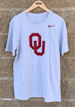 Nike Oklahoma Sooners GREY Marled Short Sleeve T Shirt - 19861349