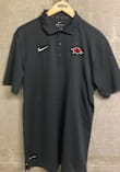 Nike Arkansas Razorbacks Mens Varsity Logo ANTHRACITE Short Sleeve Polo ...