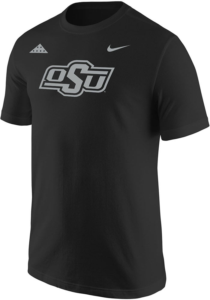 Nike Oklahoma State Cowboys BLACK Folds of Honor Tonal Logo Short ...