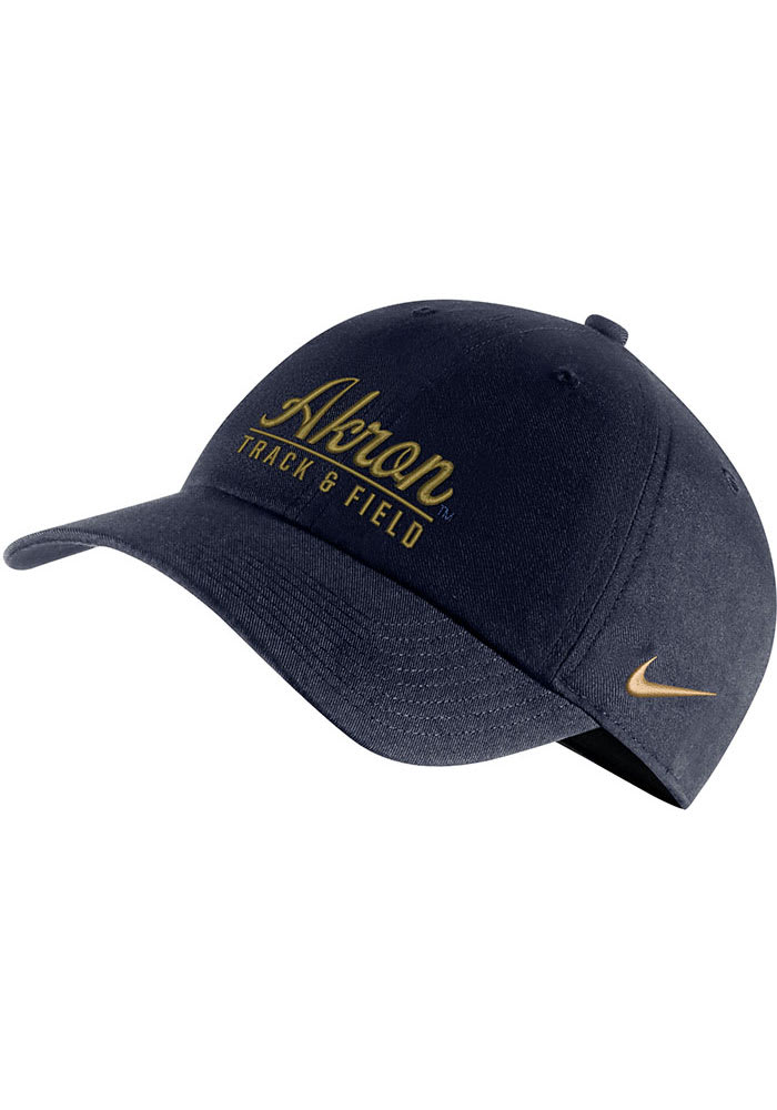 Nike Akron Zips NAVY Track and Field Campus Adjustable Hat - 19862689