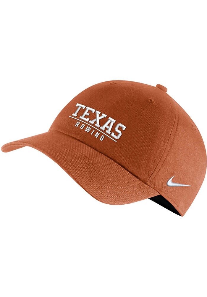 Nike Texas Longhorns BURNTORANGE Rowing Campus Adjustable Hat - 19863358