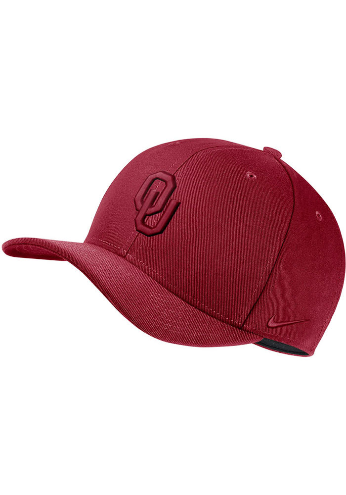 Oklahoma Sooners Mens Swoosh CRIMSON Nike Flex Hat - 19863942