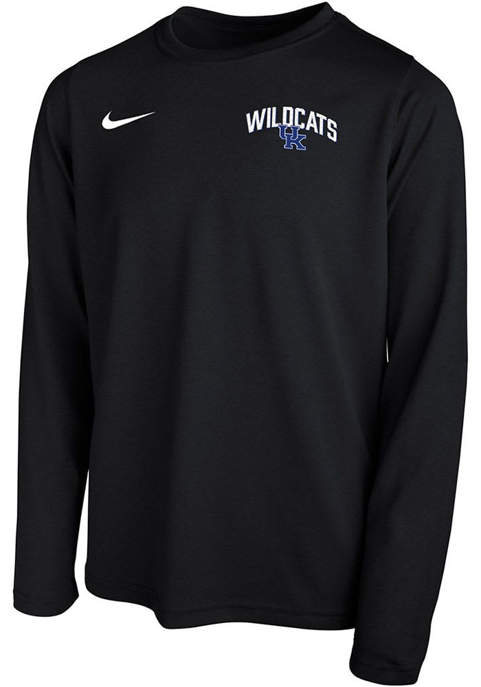 Nike Kentucky Wildcats Youth BLACK SL Legend Team Issue Long Sleeve T ...