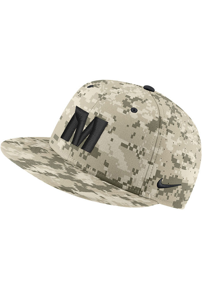 Missouri Tigers Mens Aero True On-Field Baseball TAN Nike Fitted Hat ...