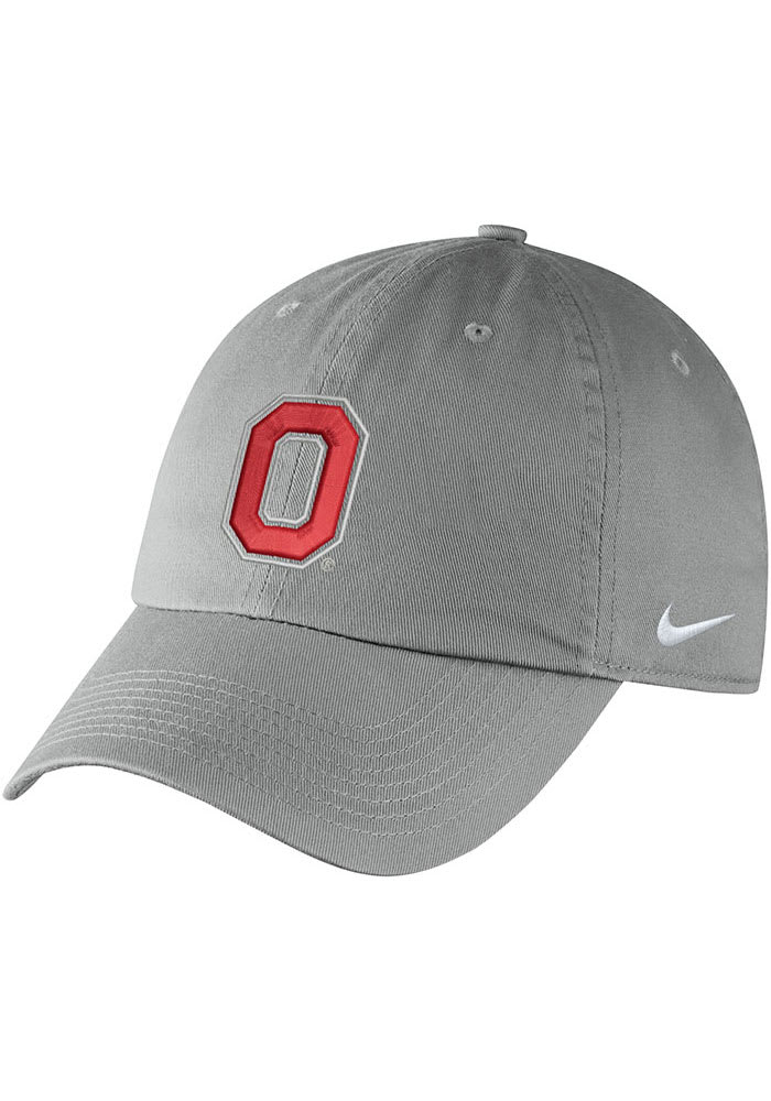 Nike Ohio State Buckeyes GRAY C11127 Adjustable Hat - 19864995