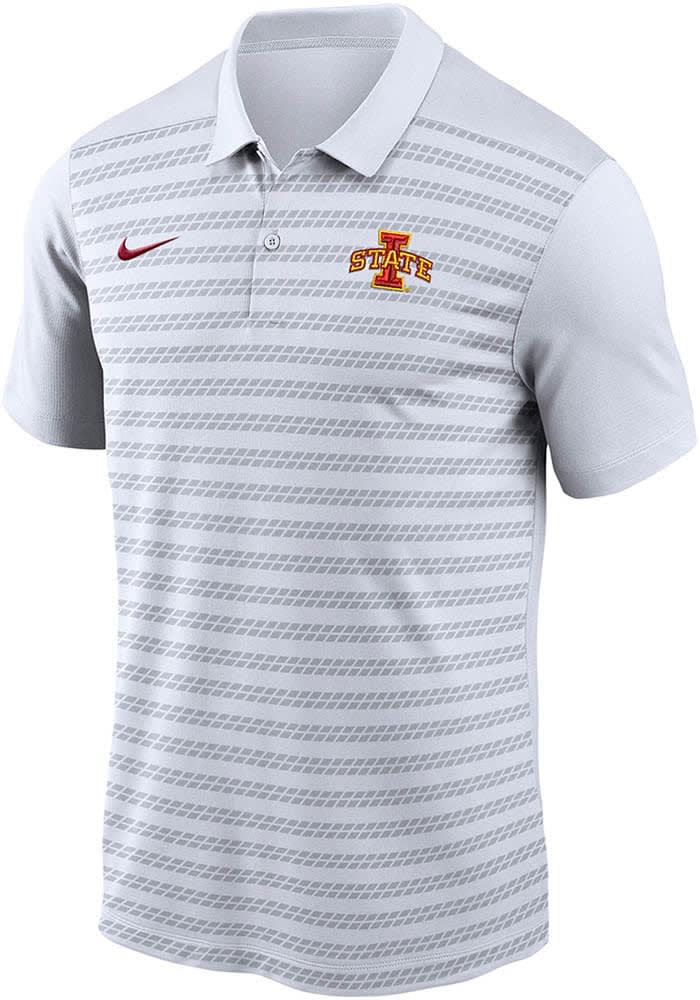 Nike Iowa State Cyclones Mens DriFIT Victory Stripe WHITE Short Sleeve ...