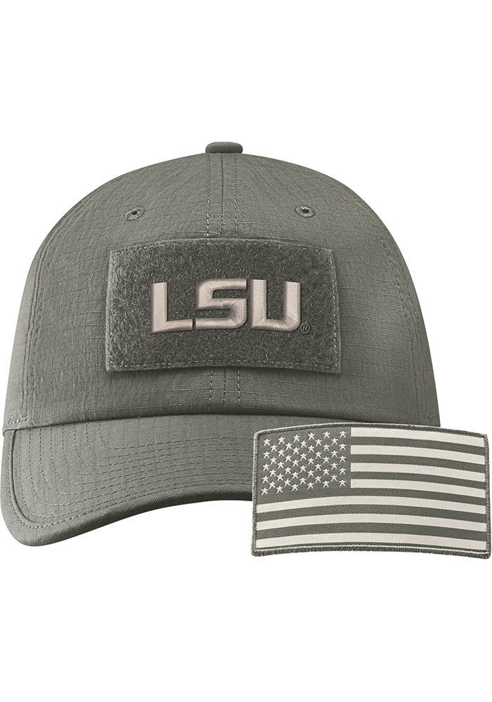 Nike LSU Tigers GREY H86 Tactical Adjustable Hat - 19867502