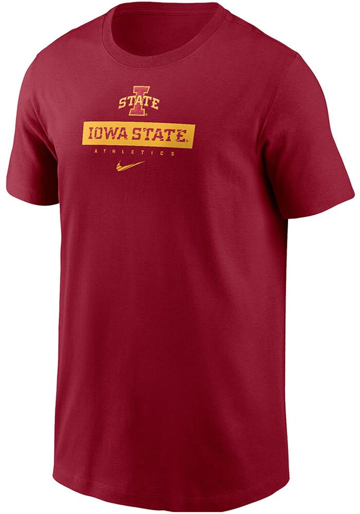 Iowa State Cyclones Nike Boys CRIMSON Team Issue 24 Short Sleeve T ...