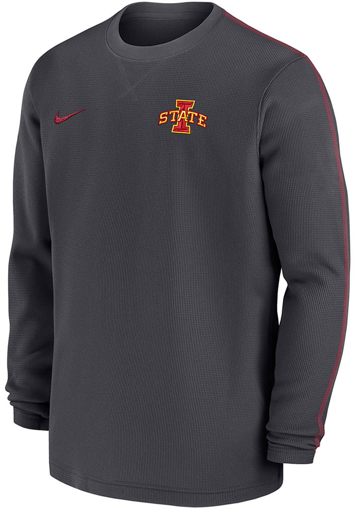 Nike Iowa State Cyclones Sideline Coach Gameday Long Sleeve T Shirt ...