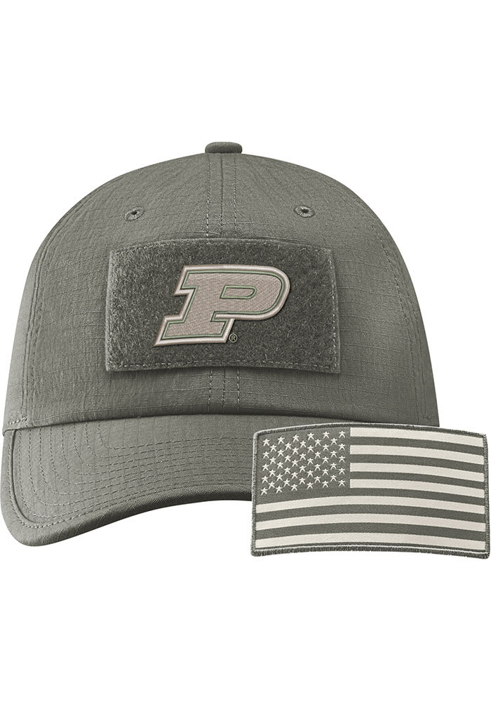 Nike Purdue Boilermakers GREY Tactical H86 Adjustable Hat - 19869636