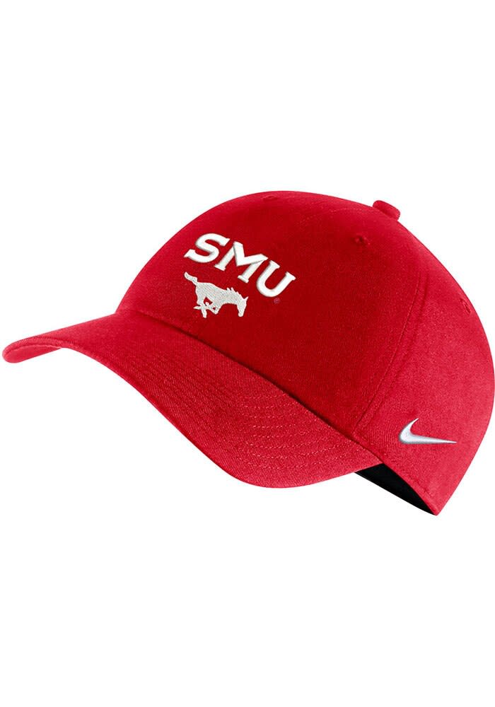 Nike SMU Mustangs Red Campus Adjustable Hat - 19869659