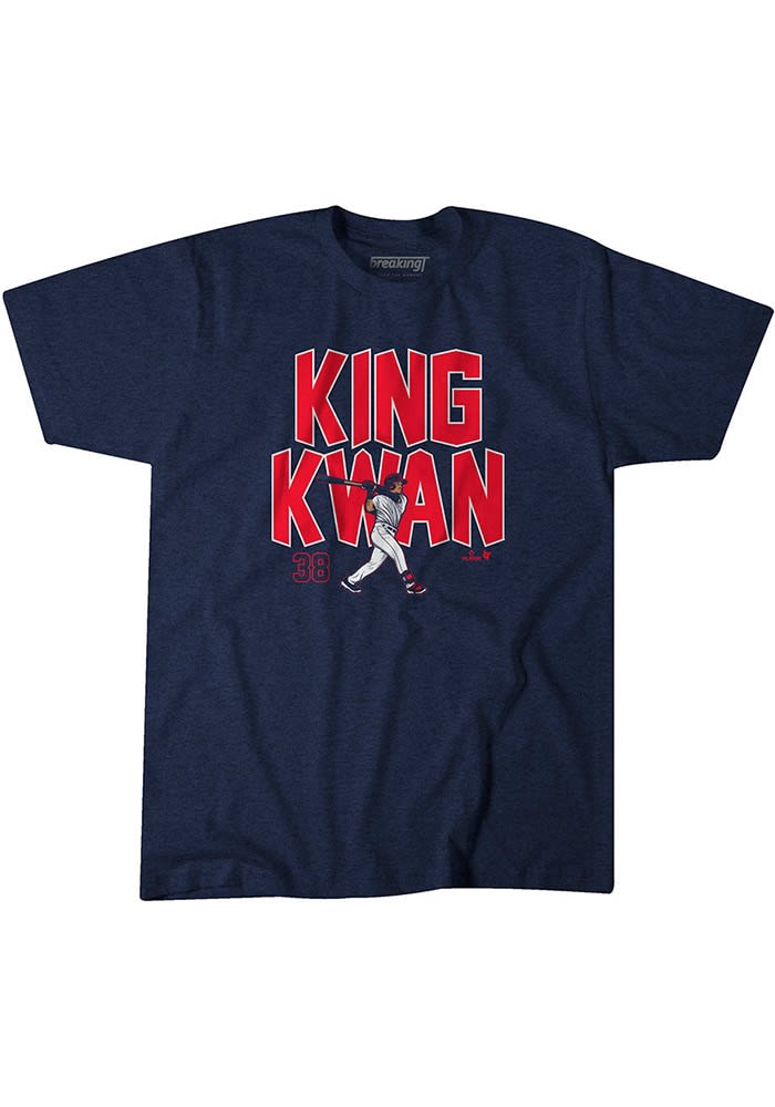 Steven Kwan Cleveland Guardians Youth NAVY King Kwan Short Sleeve ...