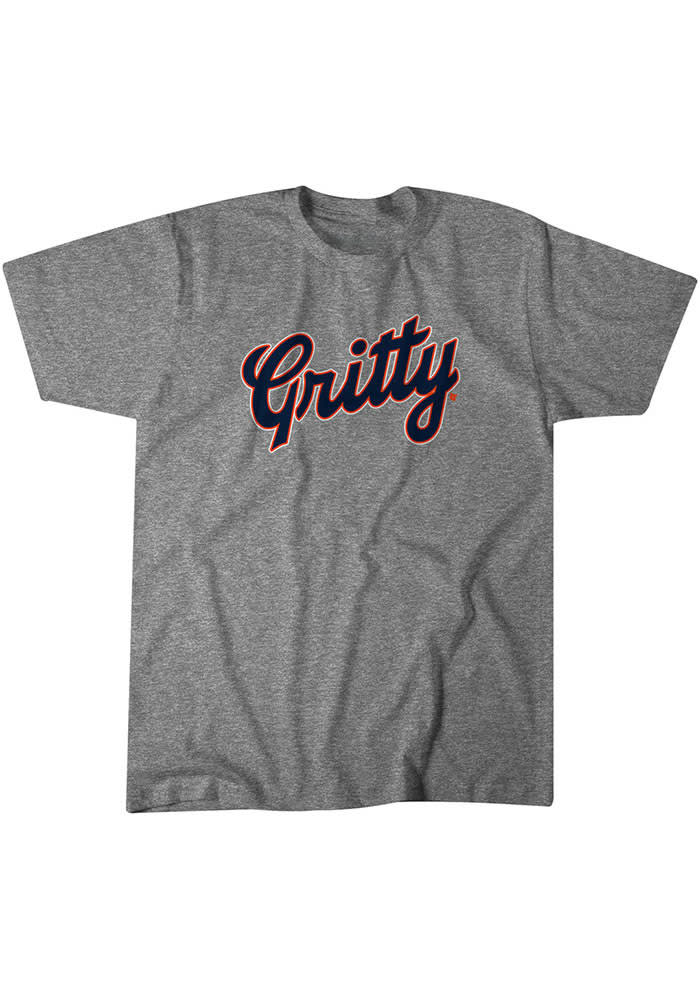 BreakingT Detroit Tigers GREY Gritty Tigers Short Sleeve Fashion T ...