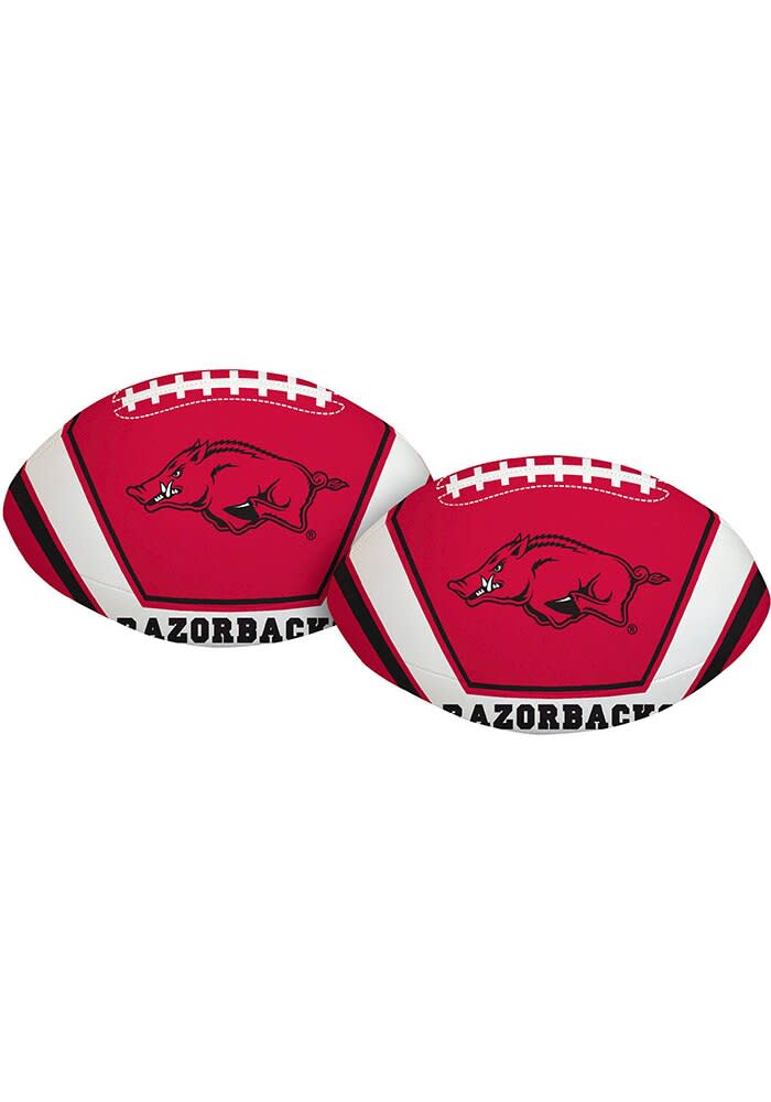 Arkansas Razorbacks Goal Line 8 Softee Softee Ball - Red