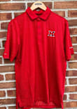 Columbia Miami RedHawks Mens Sunday RED Short Sleeve Polo - 2070097