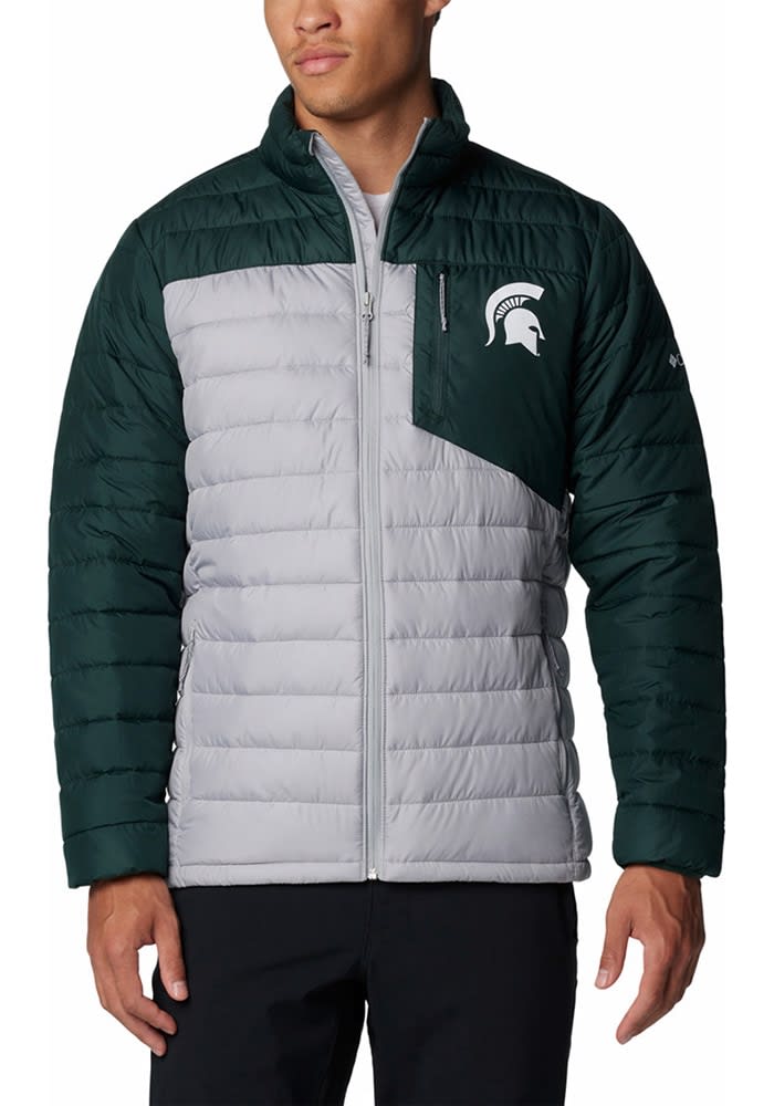 Columbia Michigan State Spartans Mens GREEN Double Blitz Heavyweight ...