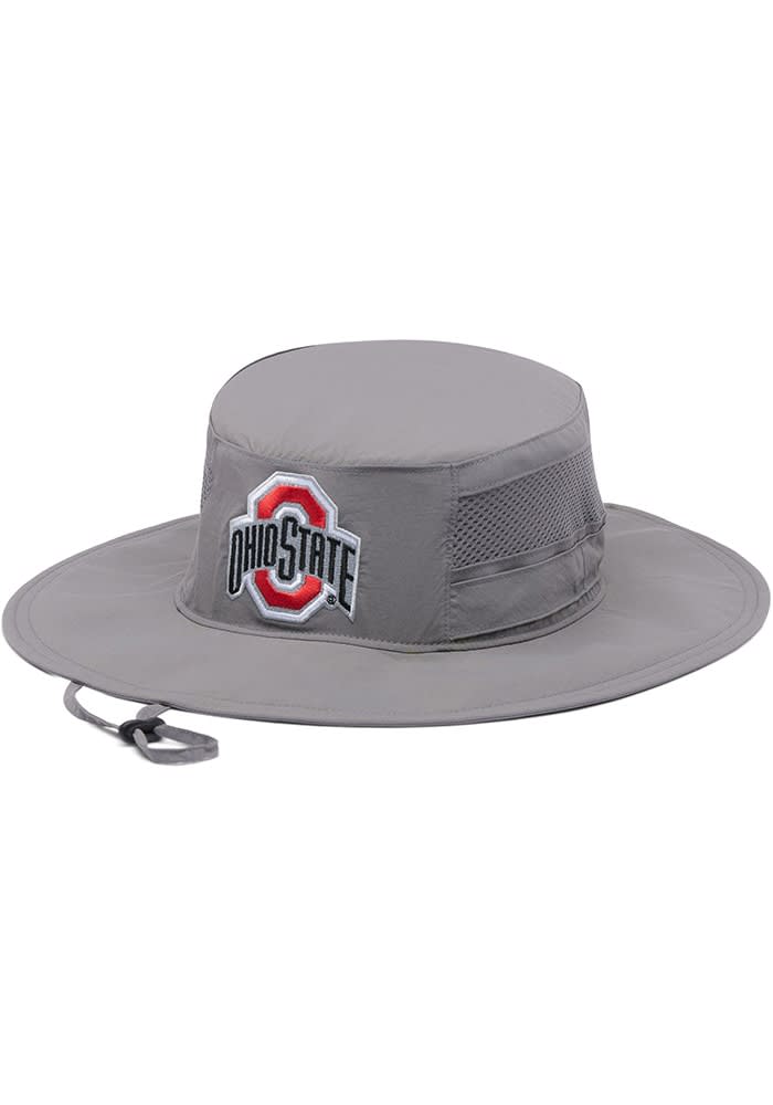Ohio State Buckeyes Columbia GREY Bora Bora Booney III Mens Bucket Hat ...