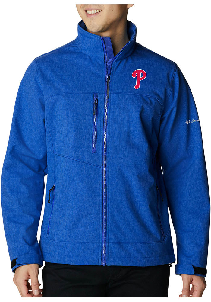 Columbia Philadelphia Phillies Mens BLUE Heat Seal Ascender II ...