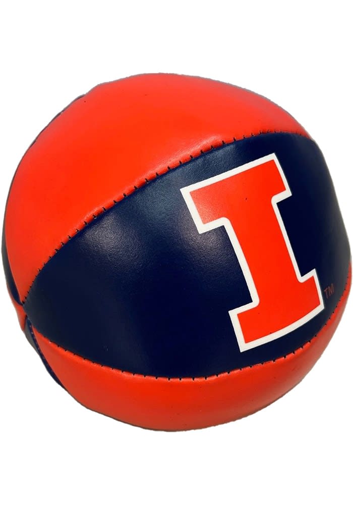 ORANGE Illinois Fighting Illini 4 Inch Basketball Softee Ball - 2074328