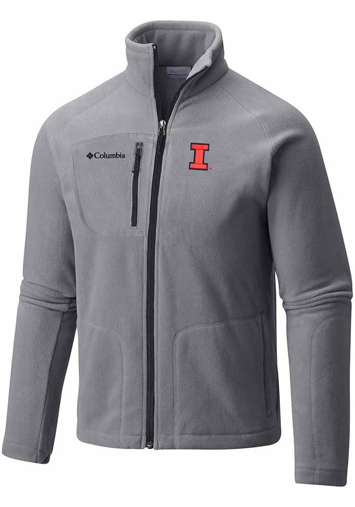 Columbia Mens GREY Illinois Fighting Illini Fast Trek - 2074401