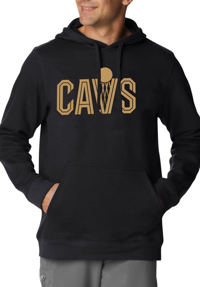 Cleveland Cavaliers Mens Columbia BLACK PFG Hood