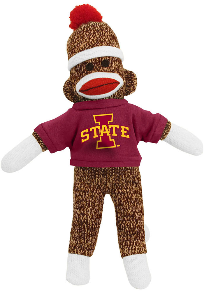 Iowa State Cyclones GREY 8 Inch Sock Monkey Plush - 20750211