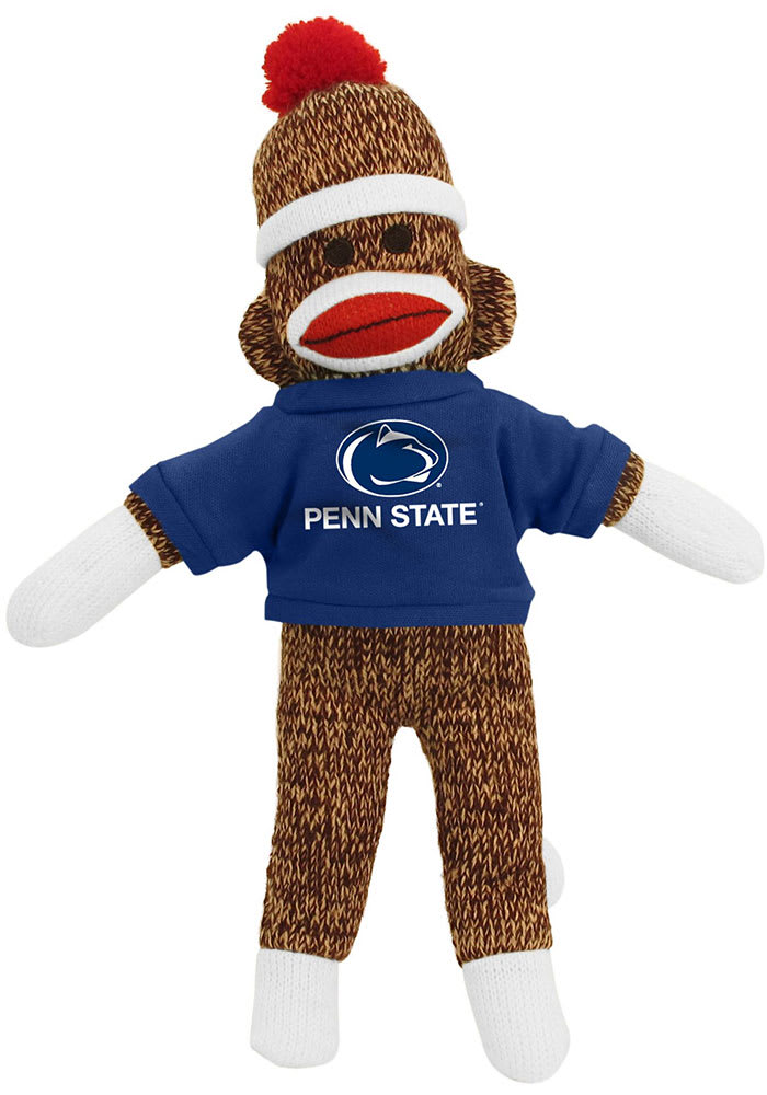 Penn State Nittany Lions GREY 8 Inch Sock Monkey Plush - 20750260