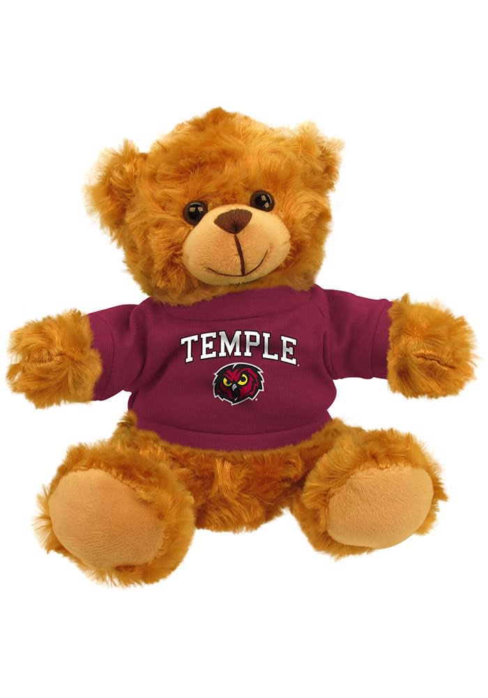 Temple Owls Brown 6 Inch Jersey Bear Plush - 20750267 Temple Owls Brown 6 Inch Jersey Bear Plush - 20750267