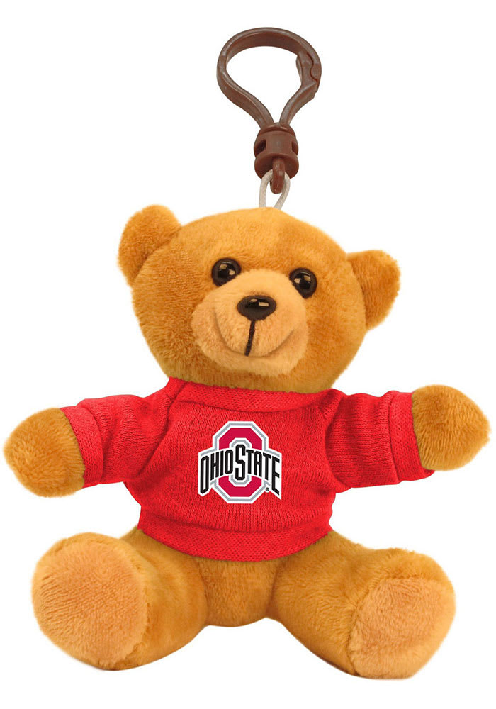 Ohio State Buckeyes BROWN 4 Inch Bear Keychain - 20750483