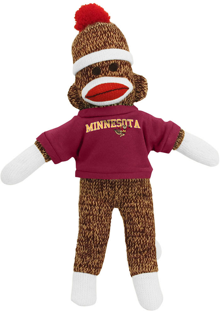 MAROON Minnesota Golden Gophers 8 Inch Sock Plush - 2075176