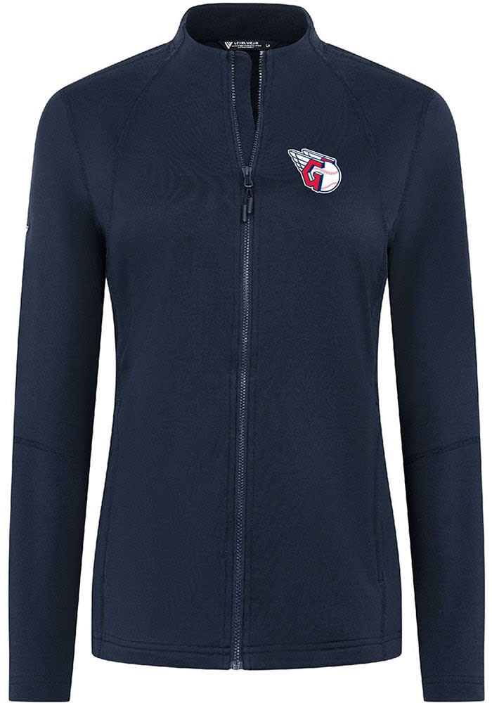 Cleveland Guardians Levelwear Womens NAVY Mesa Insignia Long Sleeve ...