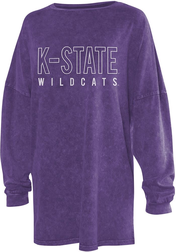 K-State Wildcats Wildcats Purple College Long Sleeve LS Tee