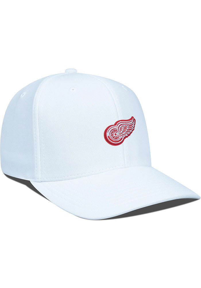 Levelwear Detroit Red Wings WHITE Fusion Structured Adjustable Hat ...
