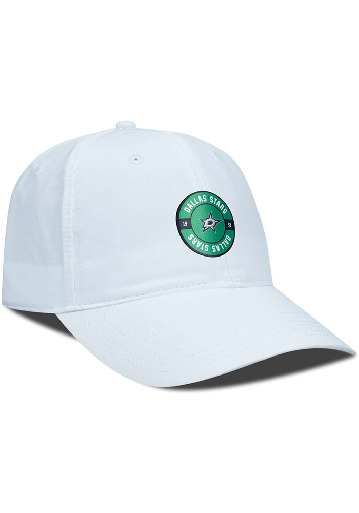 Levelwear Dallas Stars WHITE Crest Poly Accuracy Adjustable Hat - 2085060