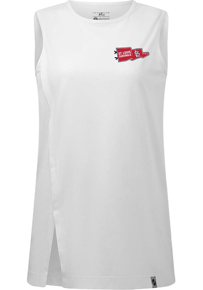 St Louis Cardinals Levelwear Womens White Influx Tank Rafters Tank Top ...