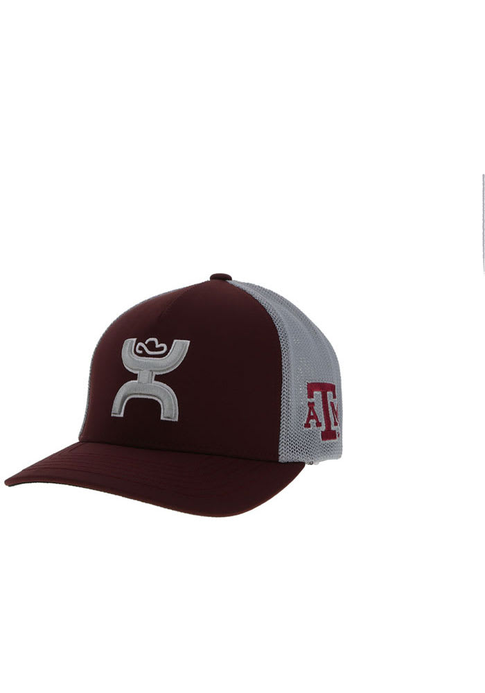 Texas A&M Aggies Mens 2T Hooey Man 5-Panel Mesh MAROON Hooey Flex Hat ...