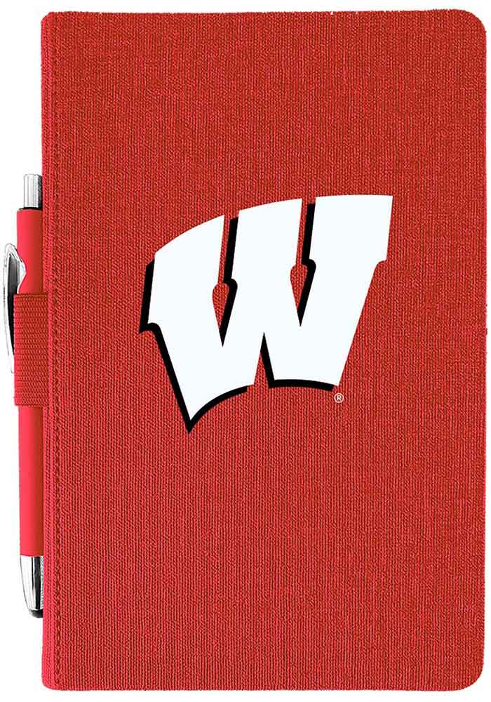 Wisconsin Badgers Red Journal Notebook and Folder - 21200369