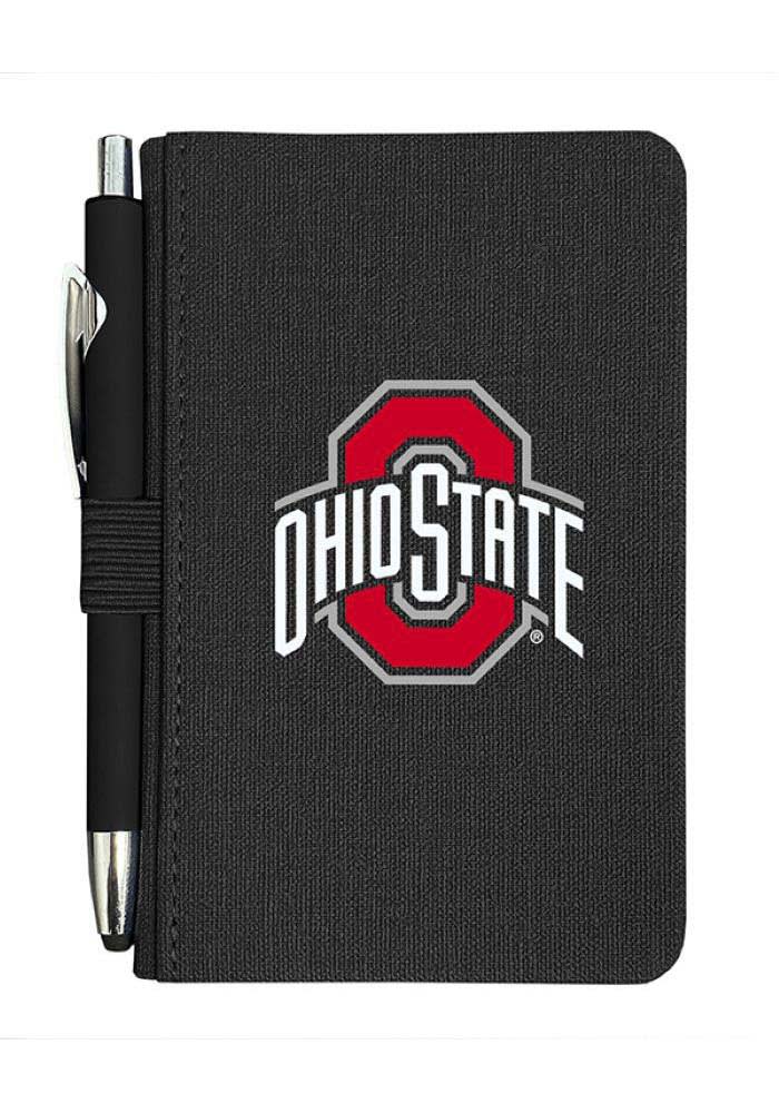 Ohio State Buckeyes BLACK Black Padfolio with Pen Notebook and Folder ...