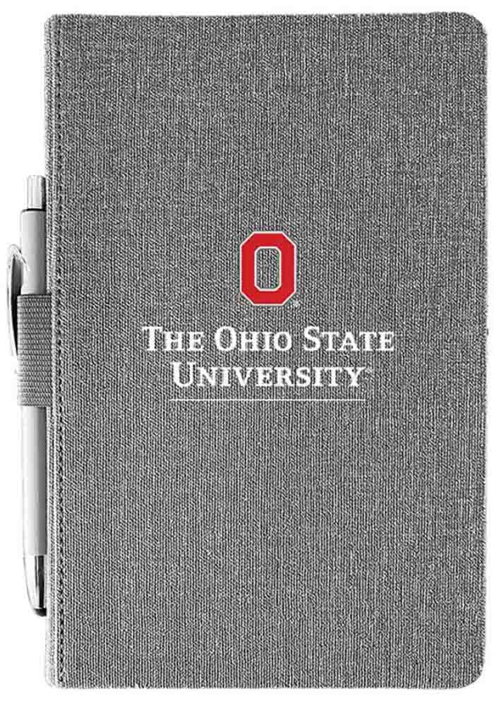 Ohio State Buckeyes GRAY Pocket Notebook and Folder - 2120224