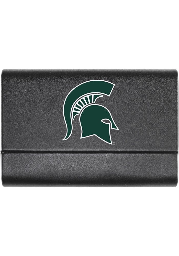 Michigan State Spartans BLACK Leather Business Card Holder - 21230852