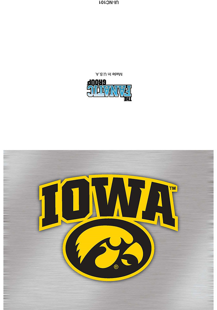 Iowa Hawkeyes YELLOW Note Card Pack Card - 21231014
