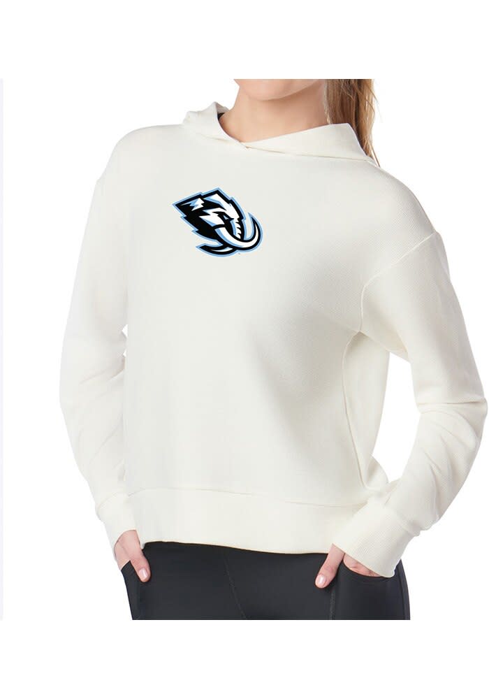 Utah Mammoth Womens CREAM Kadi Waffle Hoodie - 218122803