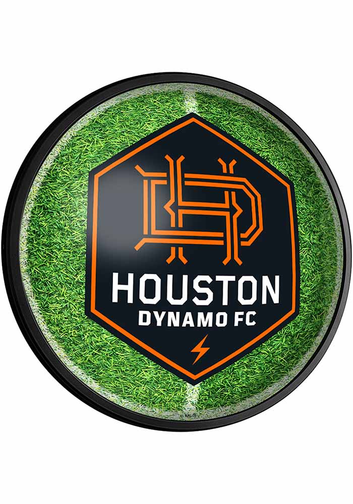 The Fan-Brand Houston Dynamo ORANGE Round Slimline Lighted Sign - 22100596