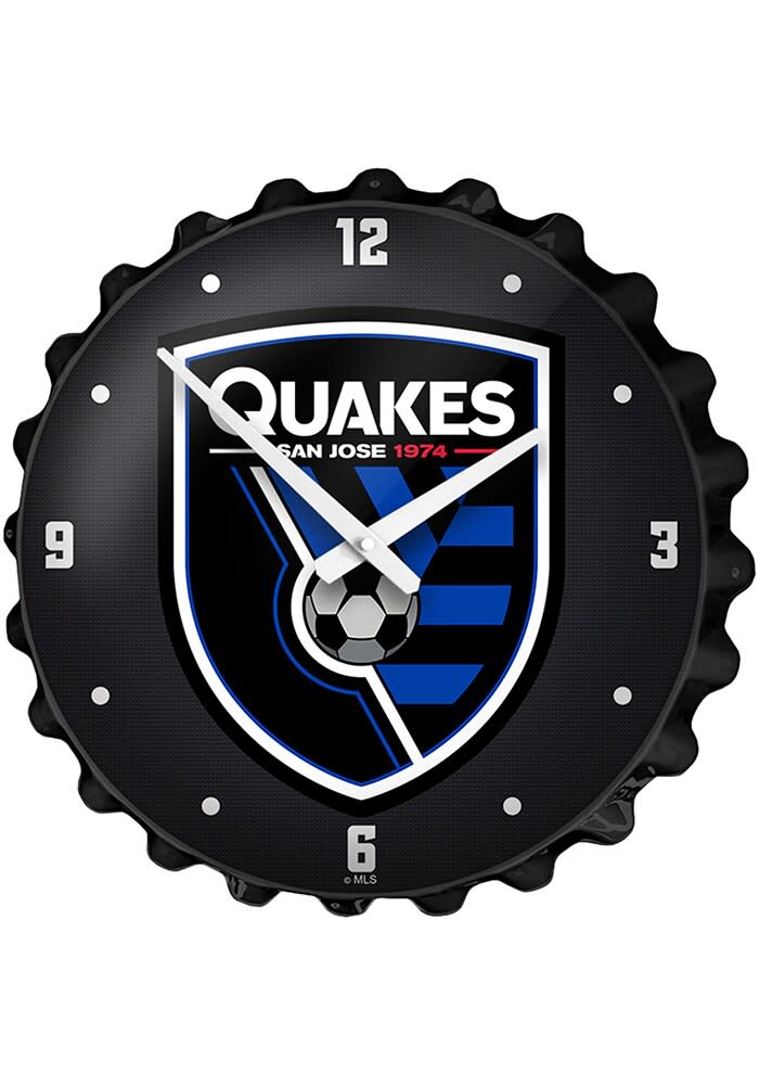 San Jose Earthquakes BLACK Bottle Cap Wall Clock - 22101485