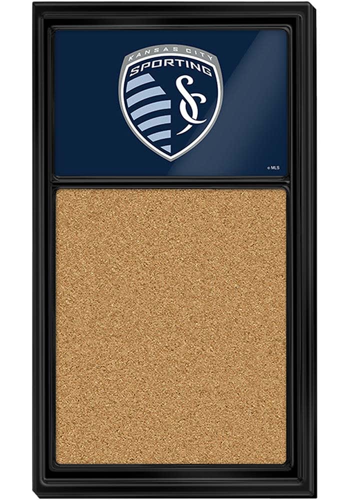 The Fan-Brand Sporting Kansas City Blue Cork Board Sign - 22101620